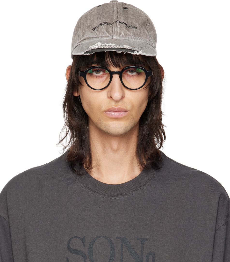 Song for the Mute Gray Washed Denim Cap Song for the Mute