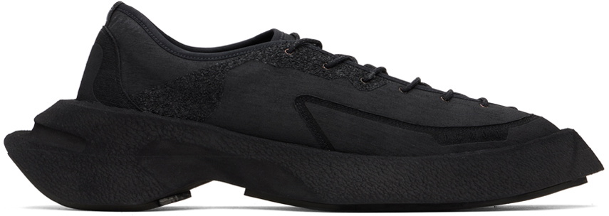 DEMON Black Lovo Leather Sneakers Demon