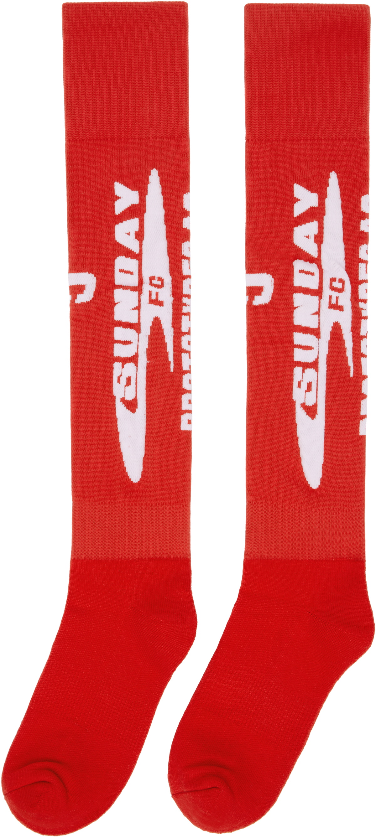 Prototypes Red Football Socks PROTOTYPES