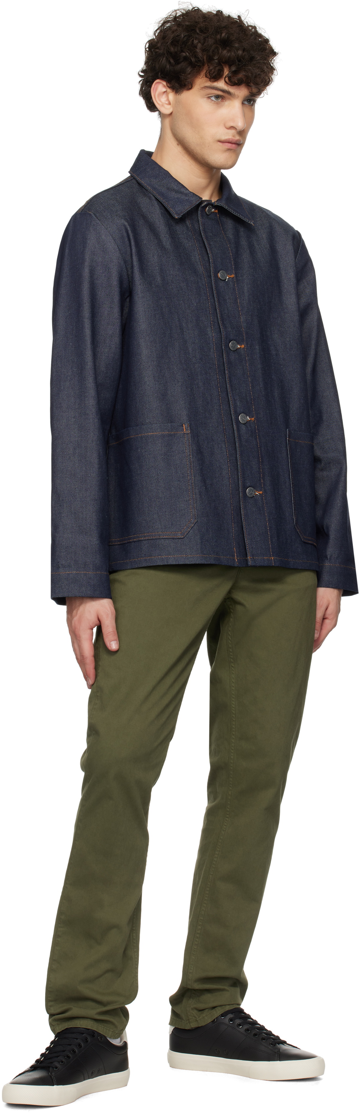 Nudie Jeans Green Easy Alvin Trousers Nudie Jeans Co