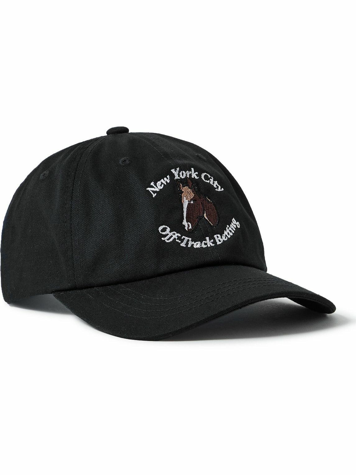 Fantasy Explosion - Off-Track Embroidered Cotton-Twill Baseball Cap