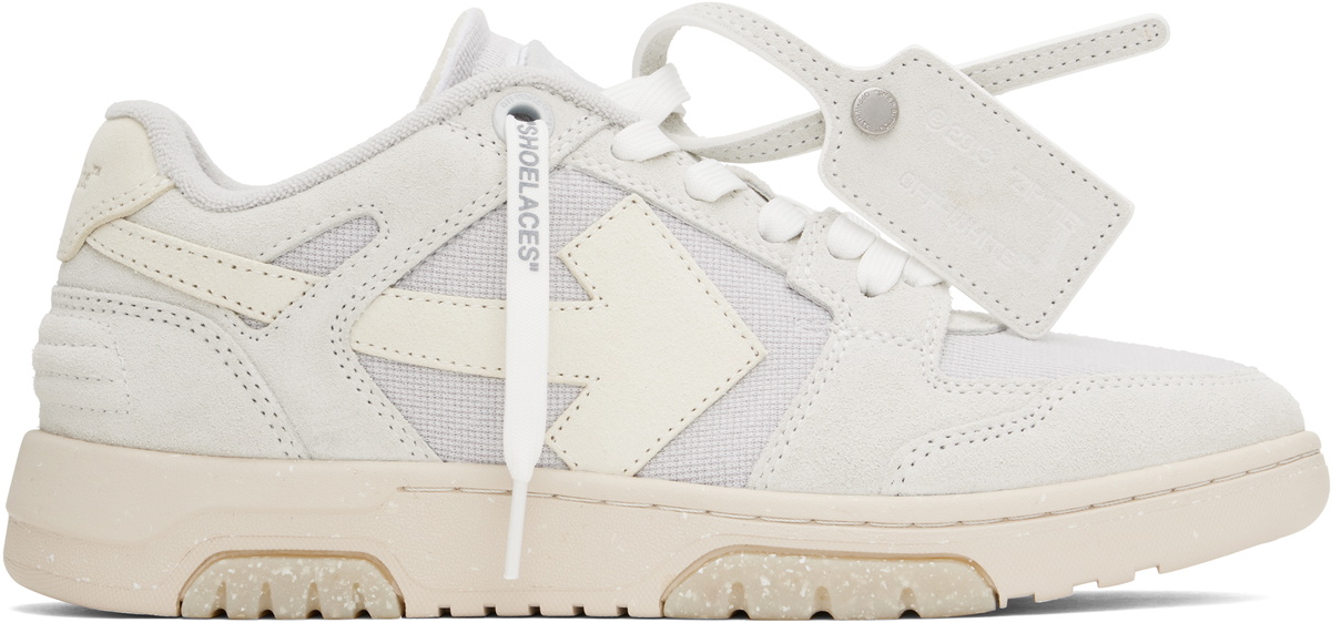 Off-White Gray & Off-White Slim Out Of Office Sneakers Off-White