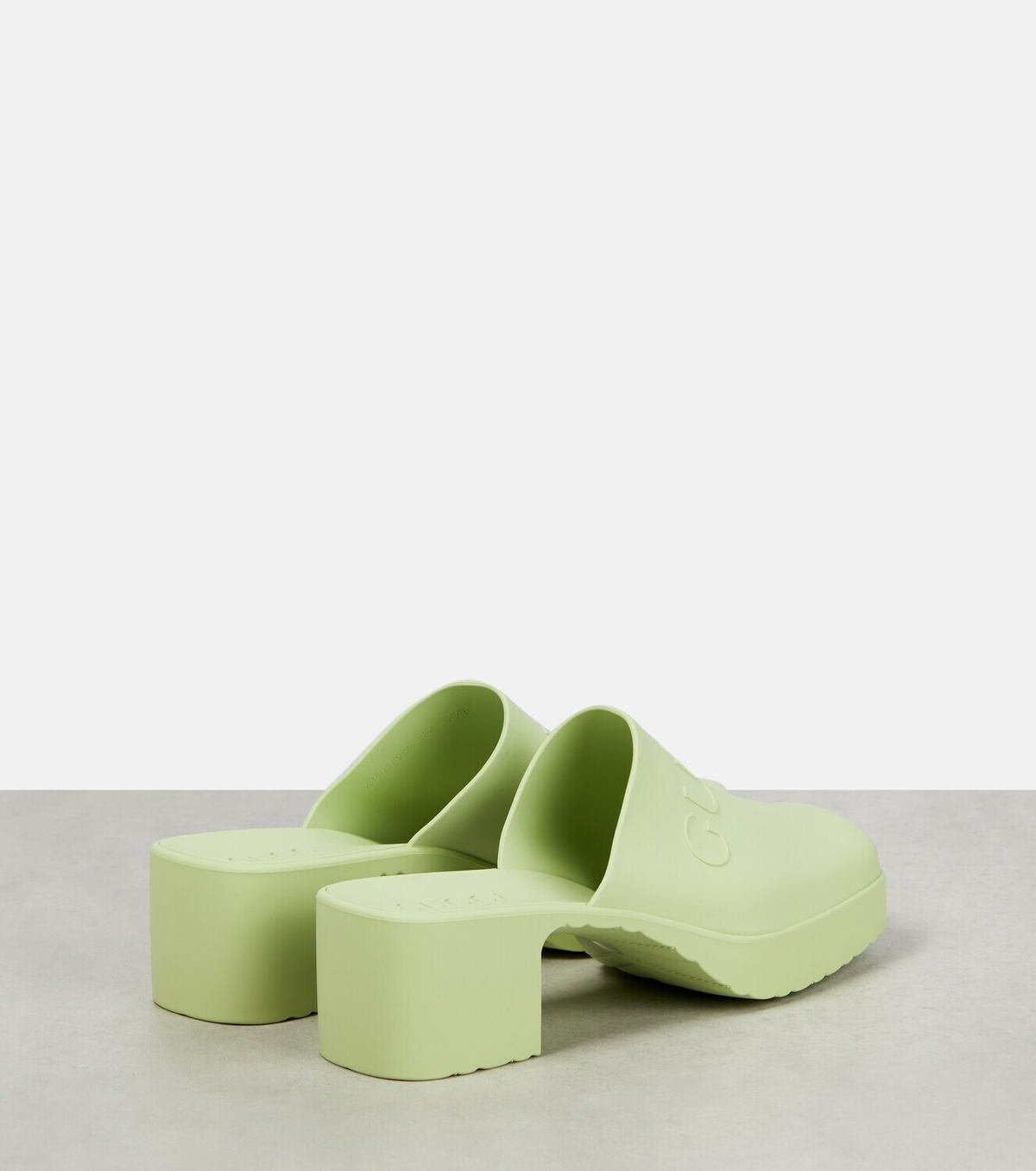 Gucci - Logo rubber clogs Gucci