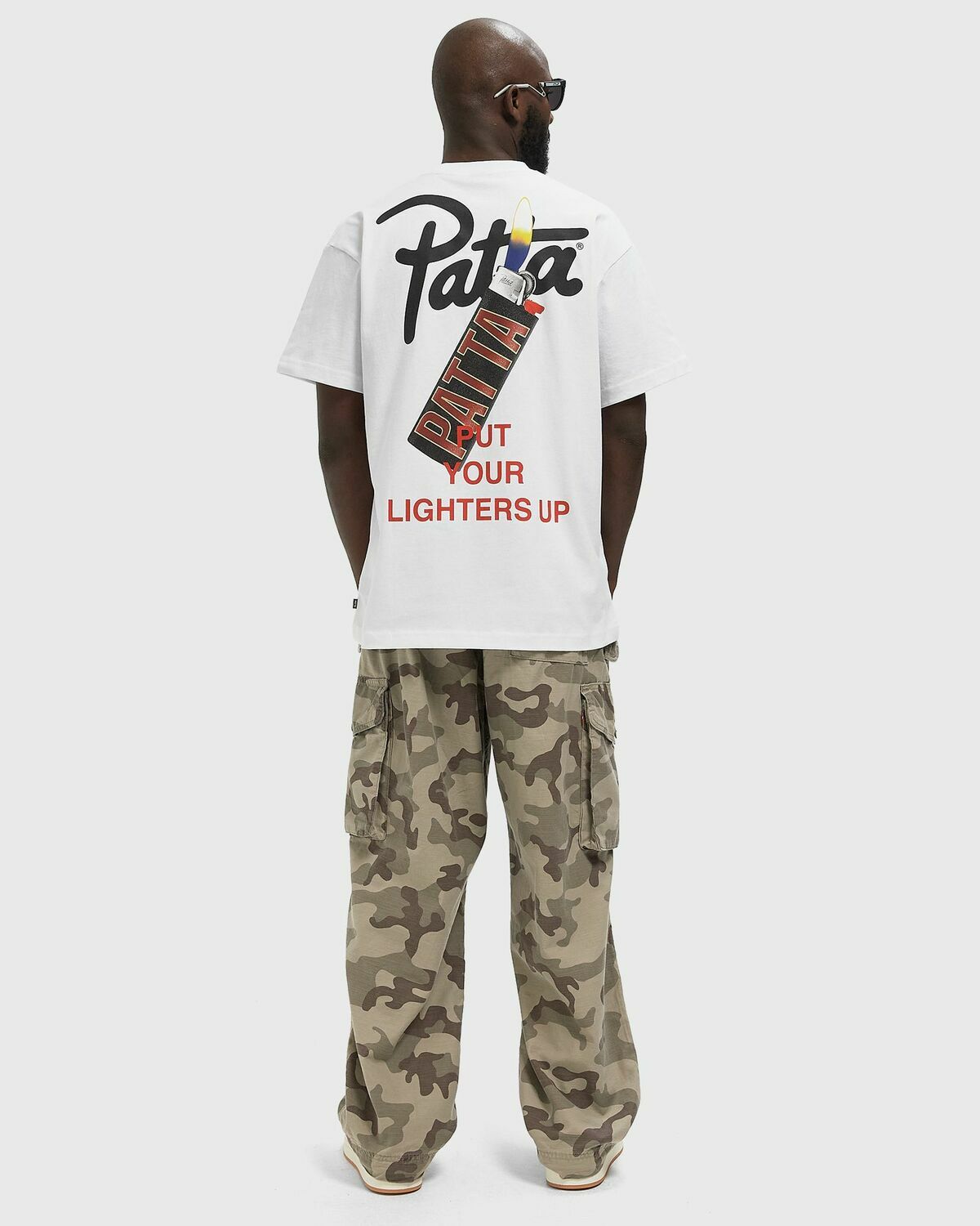 PATTA Lighters Tee White Mens Shortsleefe Patta