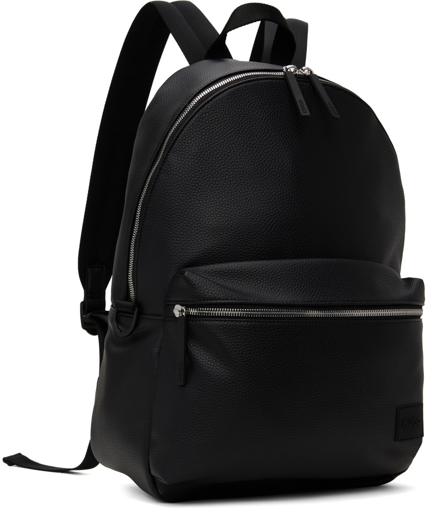 Hugo Black Ethon 2.0 Faux-Leather Backpack Hugo Boss