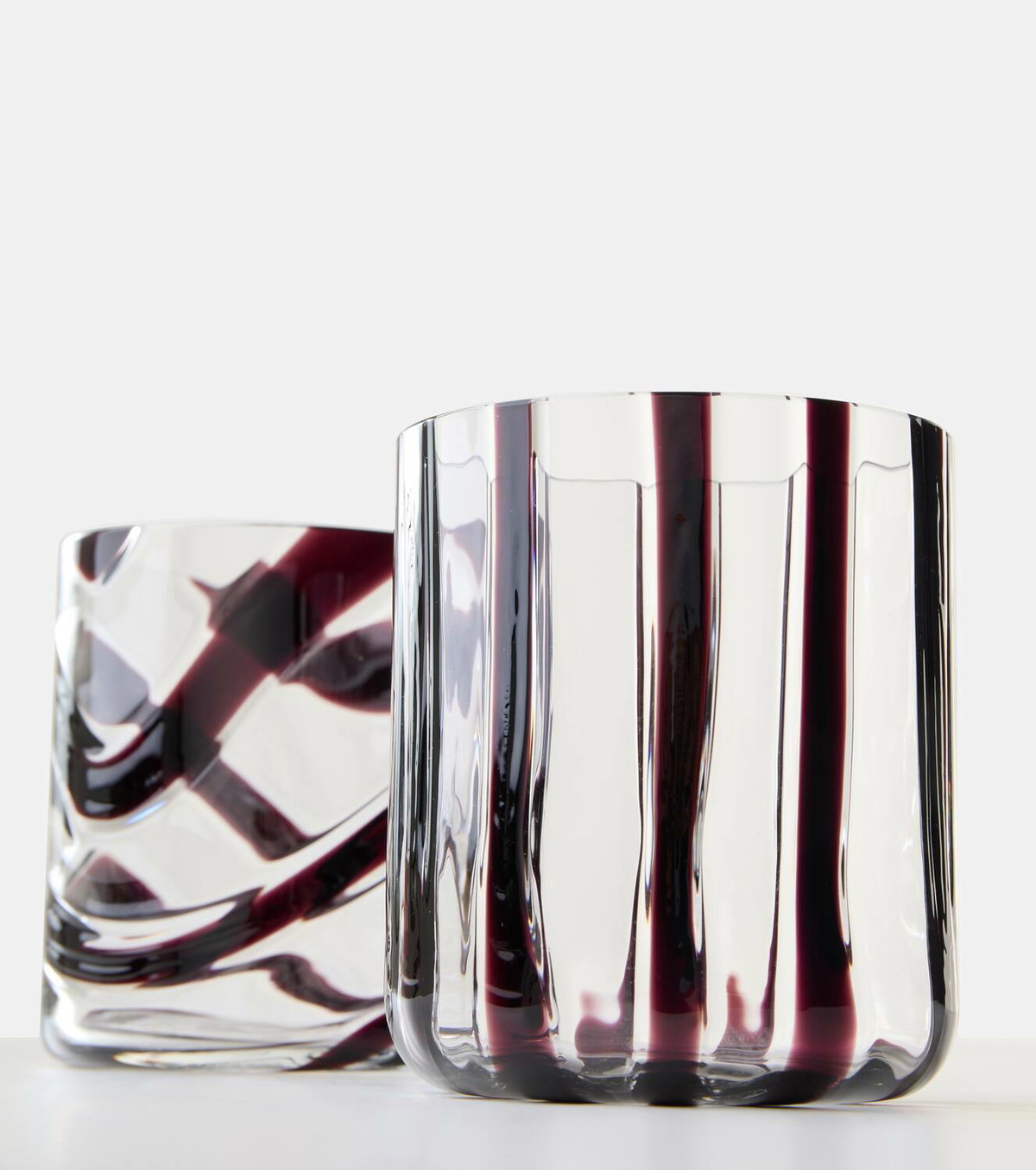 NasonMoretti Cyrcus set of 2 glass tumblers NasonMoretti
