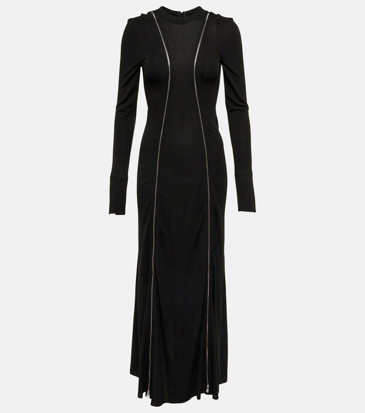 Victoria Beckham - Zip-embellished maxi dress Victoria Beckham