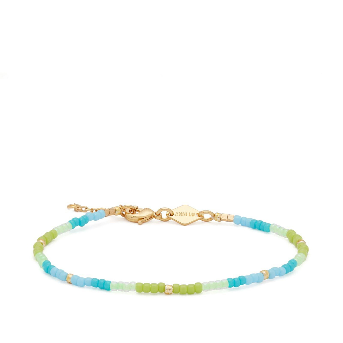 Anni Lu Women's Tie Dye Bracelet in Aqua Anni Lu