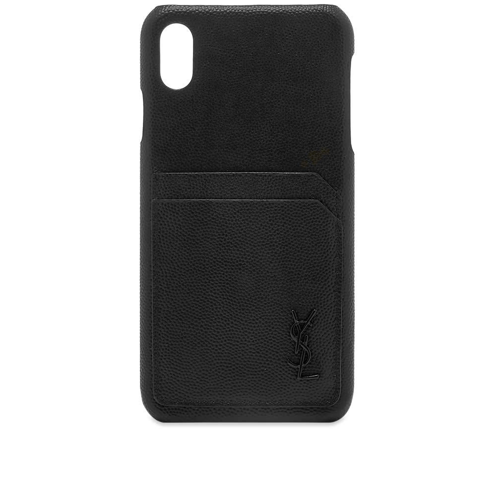 Saint Laurent YSL Metal Logo iPhone XS Case Saint Laurent