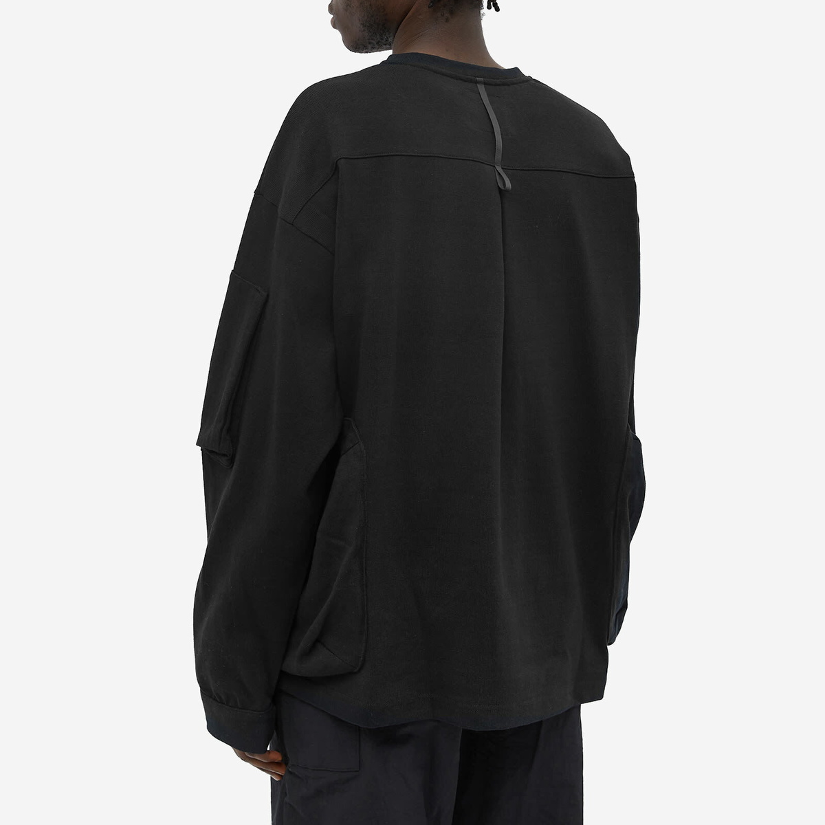 CMF Comfy Outdoor Garment Men's Pocket Detail Crew Sweat in Black CMF ...