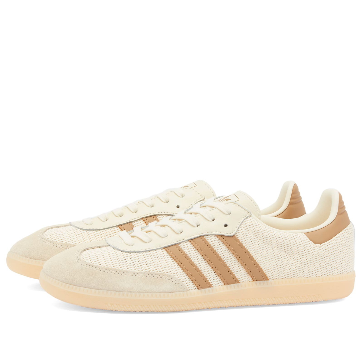 Adidas Samba OG Sneaker in White/Cardboard/Crystal Sand adidas