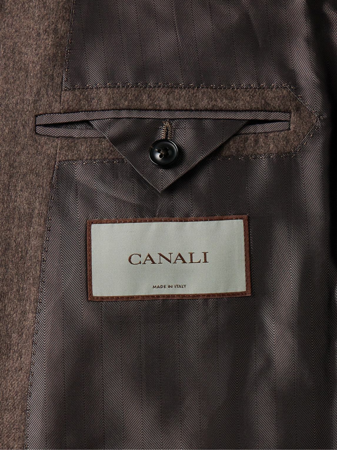 Canali - Double-Breasted Brushed Cashmere and Silk-Blend Twill Blazer ...