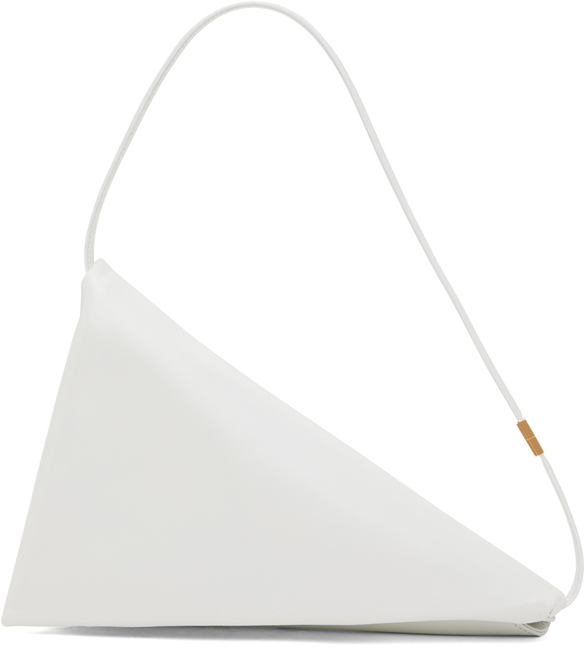 Marni White Prisma Triangle Bag Marni