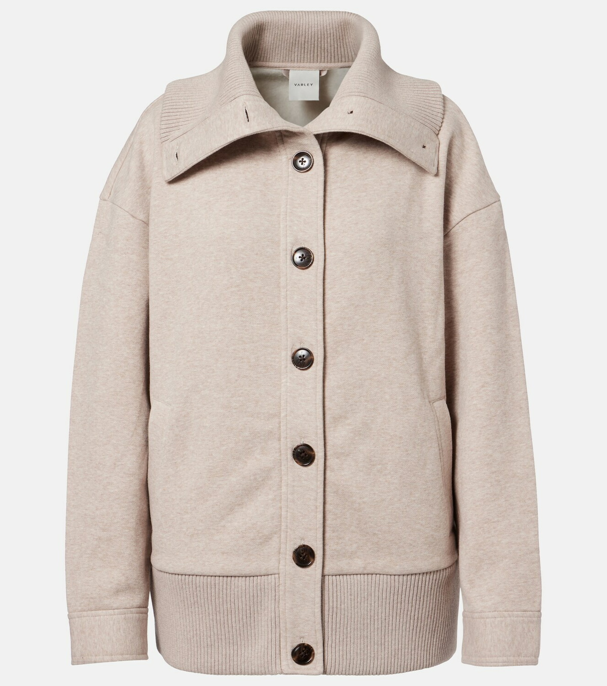 Varley Tammy cotton-blend jersey jacket Varley