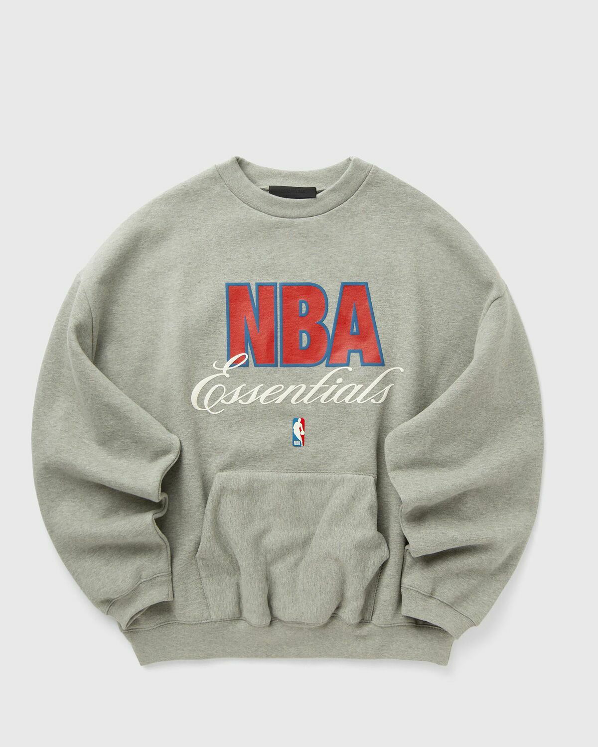 Fear of God Essentials NBA 90'S CREWNECK SWEATSHIRT Grey Men Fear Of ...