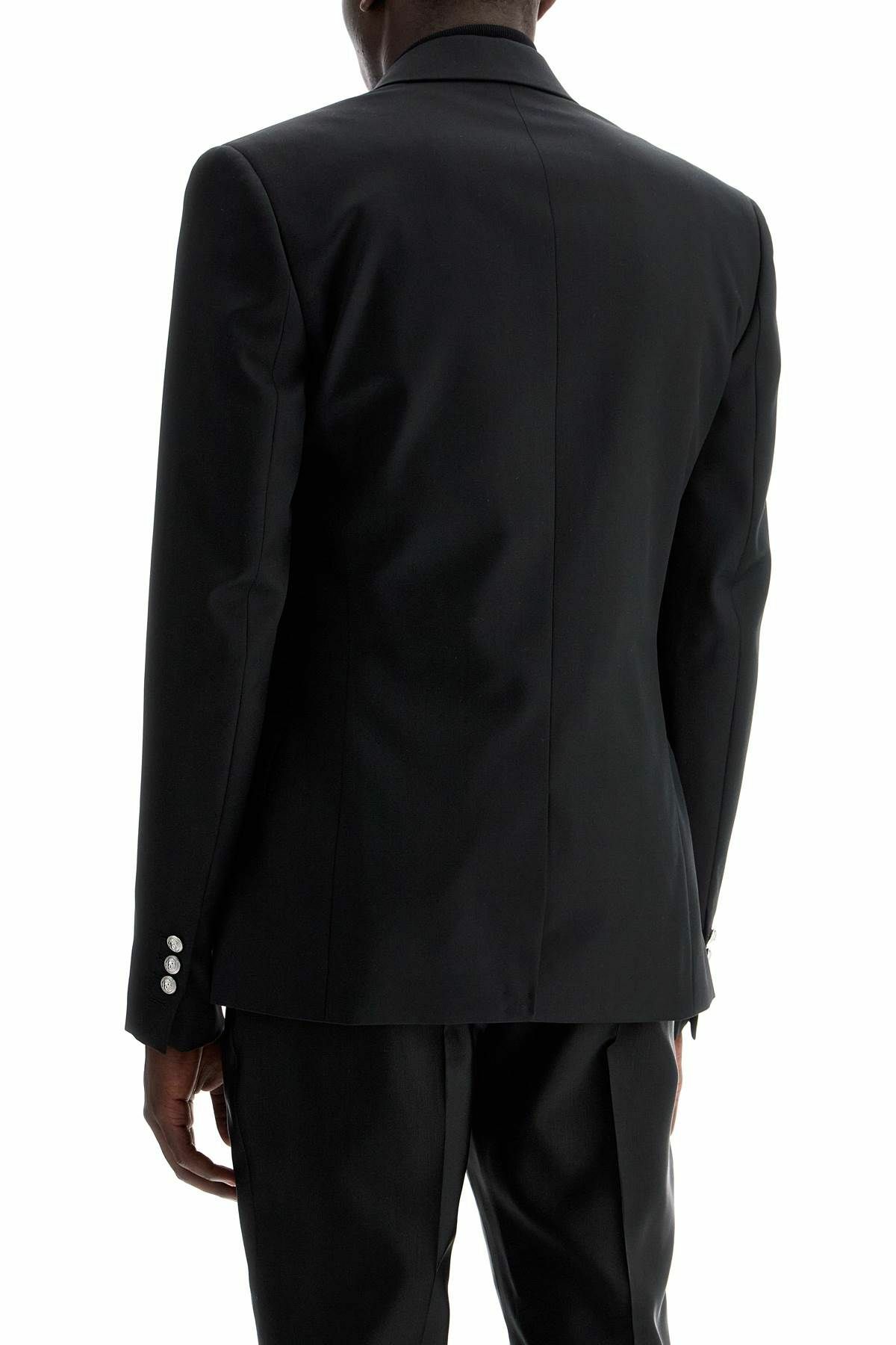 BALMAIN six-button wool jacket Black Balmain