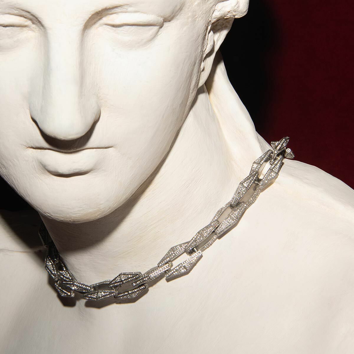 Jimmy Choo Diamond Chain Necklace Jimmy Choo