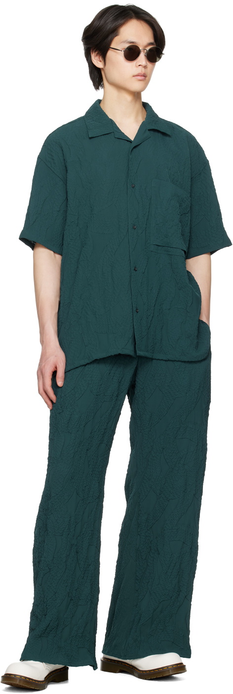 KOZABURO Green Kozy Trousers Kozaburo