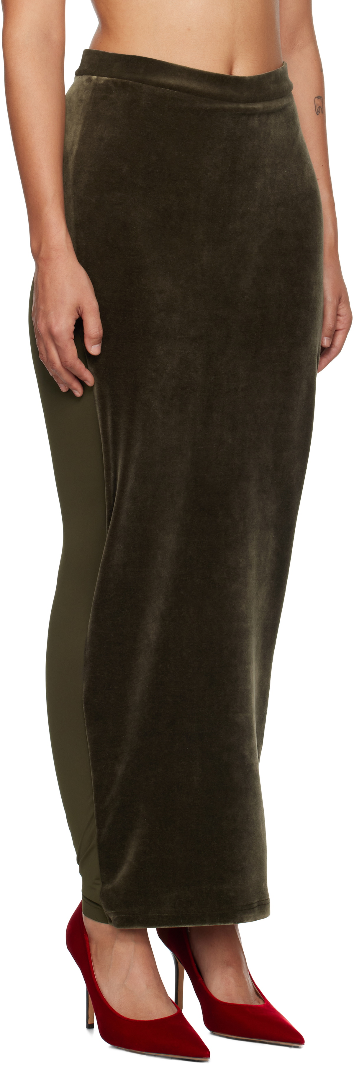 Pushbutton Khaki Hybrid Skort Pushbutton