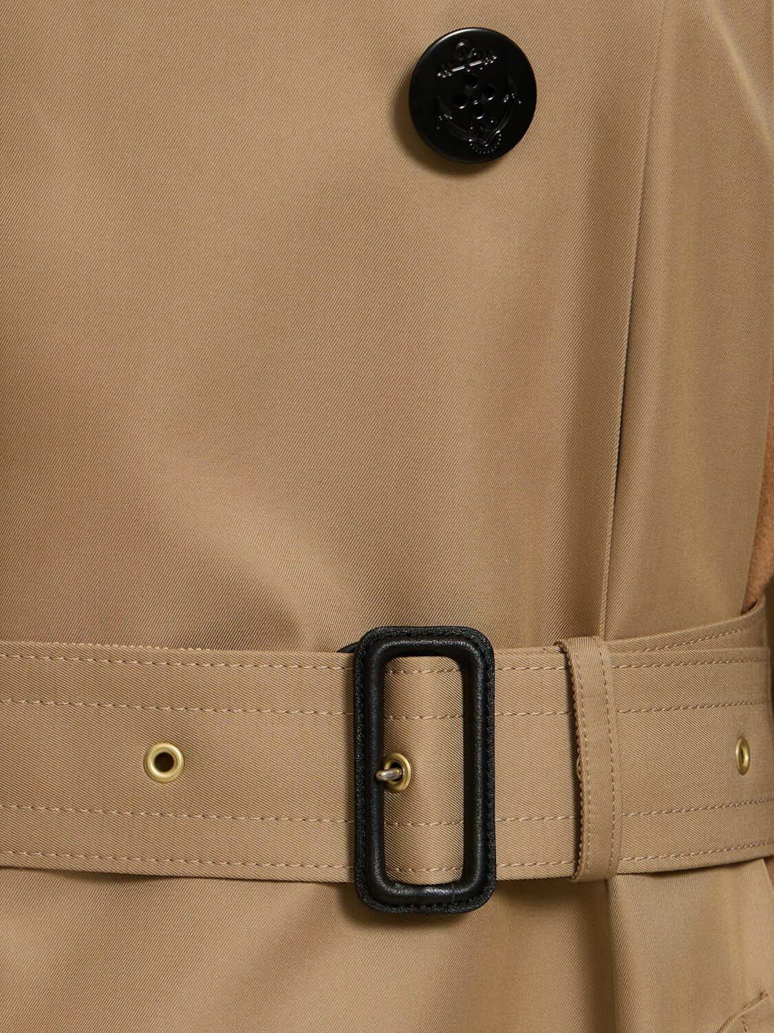 SACAI Long Gabardine Trench Coat Sacai