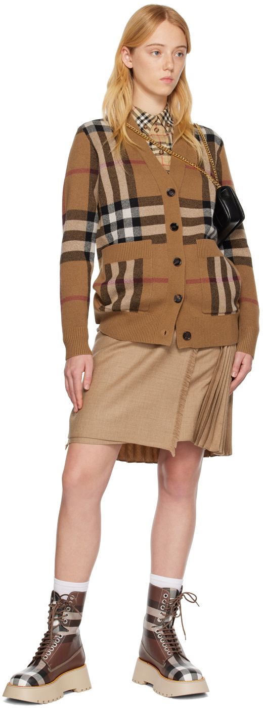 Burberry Brown Willah Cardigan Burberry