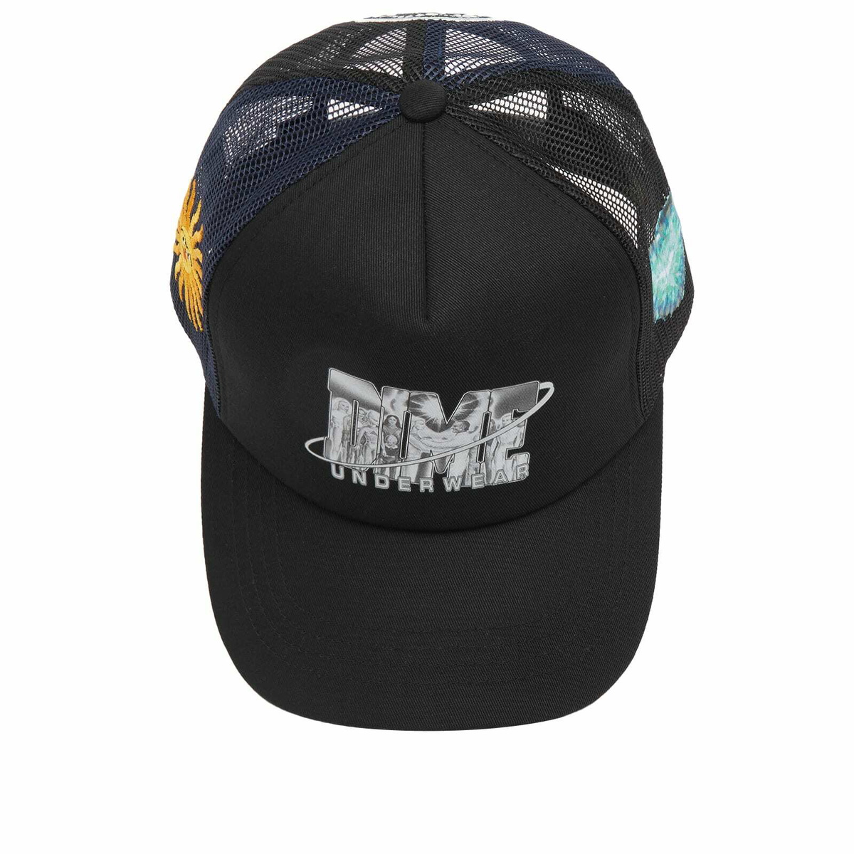 Dime Men's Cosmic Trucker Cap in Black Dime