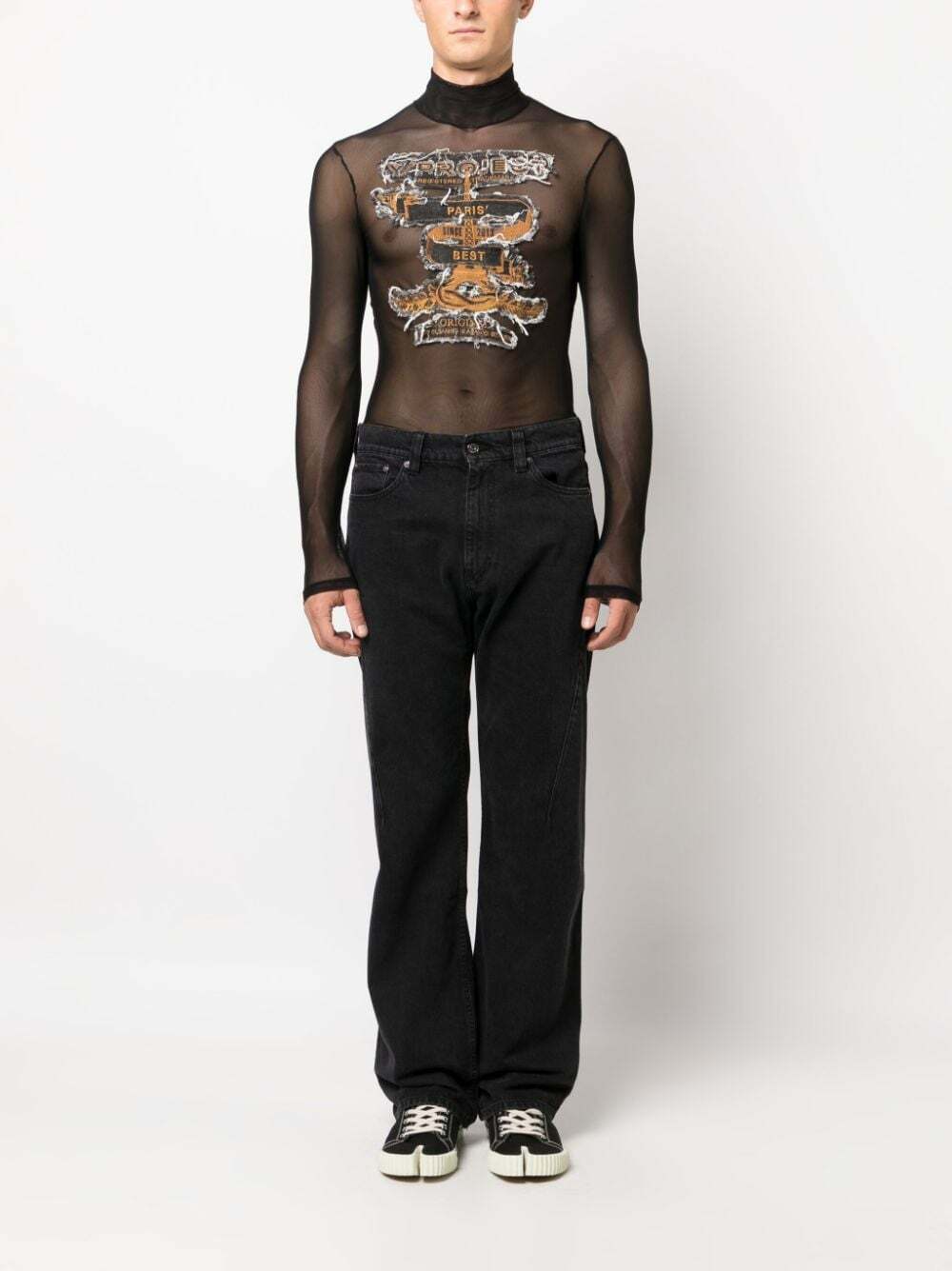 Y/PROJECT - Embroidered Sheer Top Y/Project