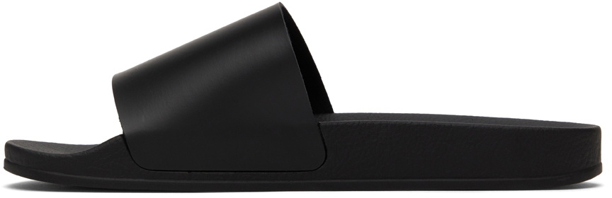 Off-White Black Logo Pool Slides Off-White