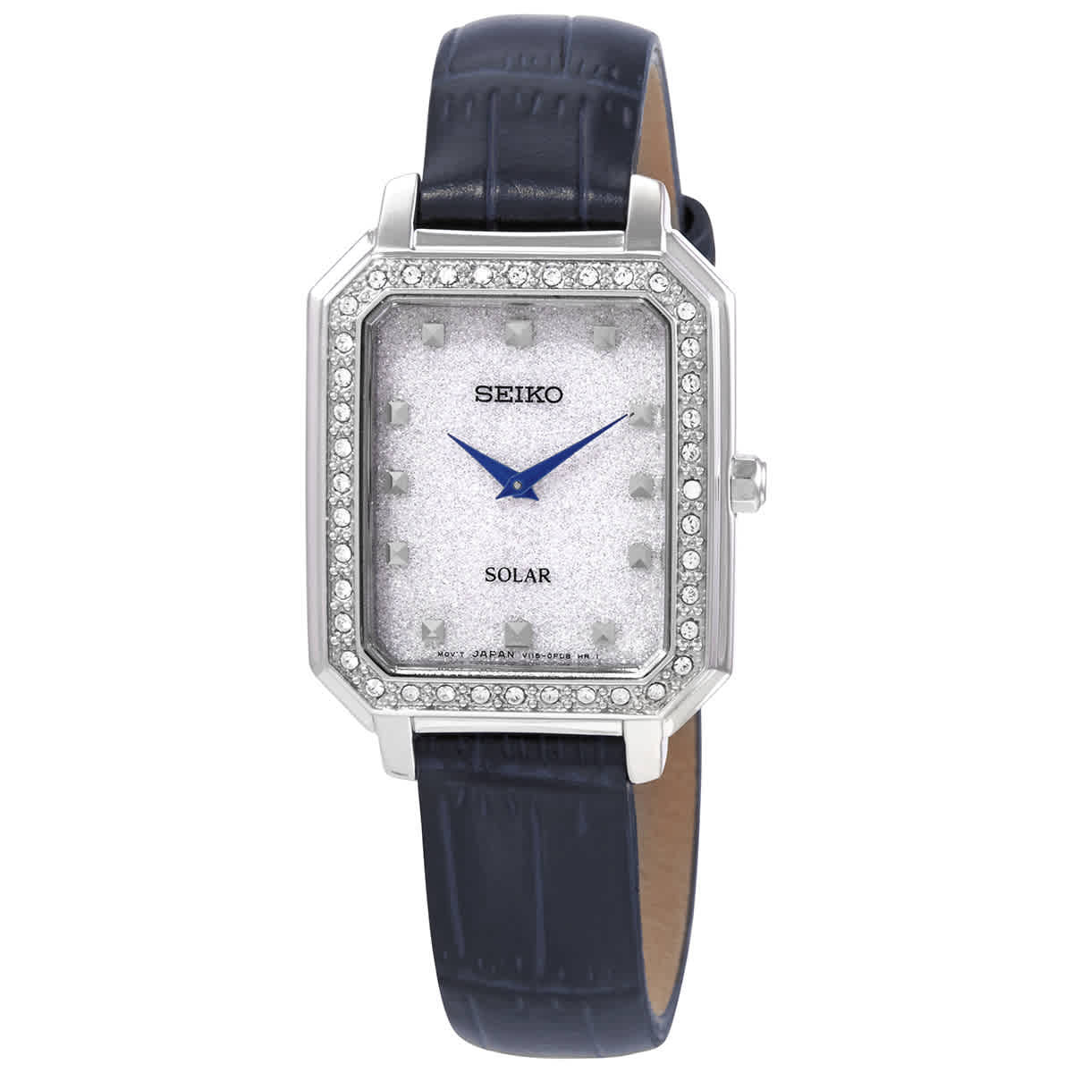 Seiko Essentials Quartz Silver Glitter Dial Ladies Watch SUP429 Seiko