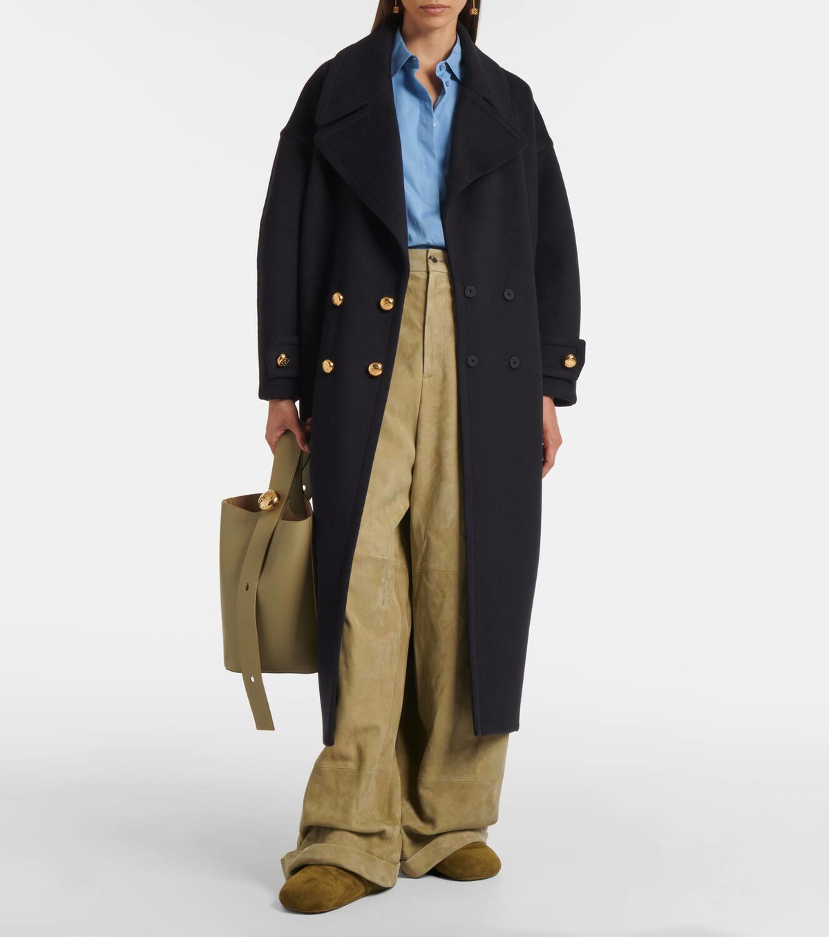 Loewe Pebble wool coat Loewe