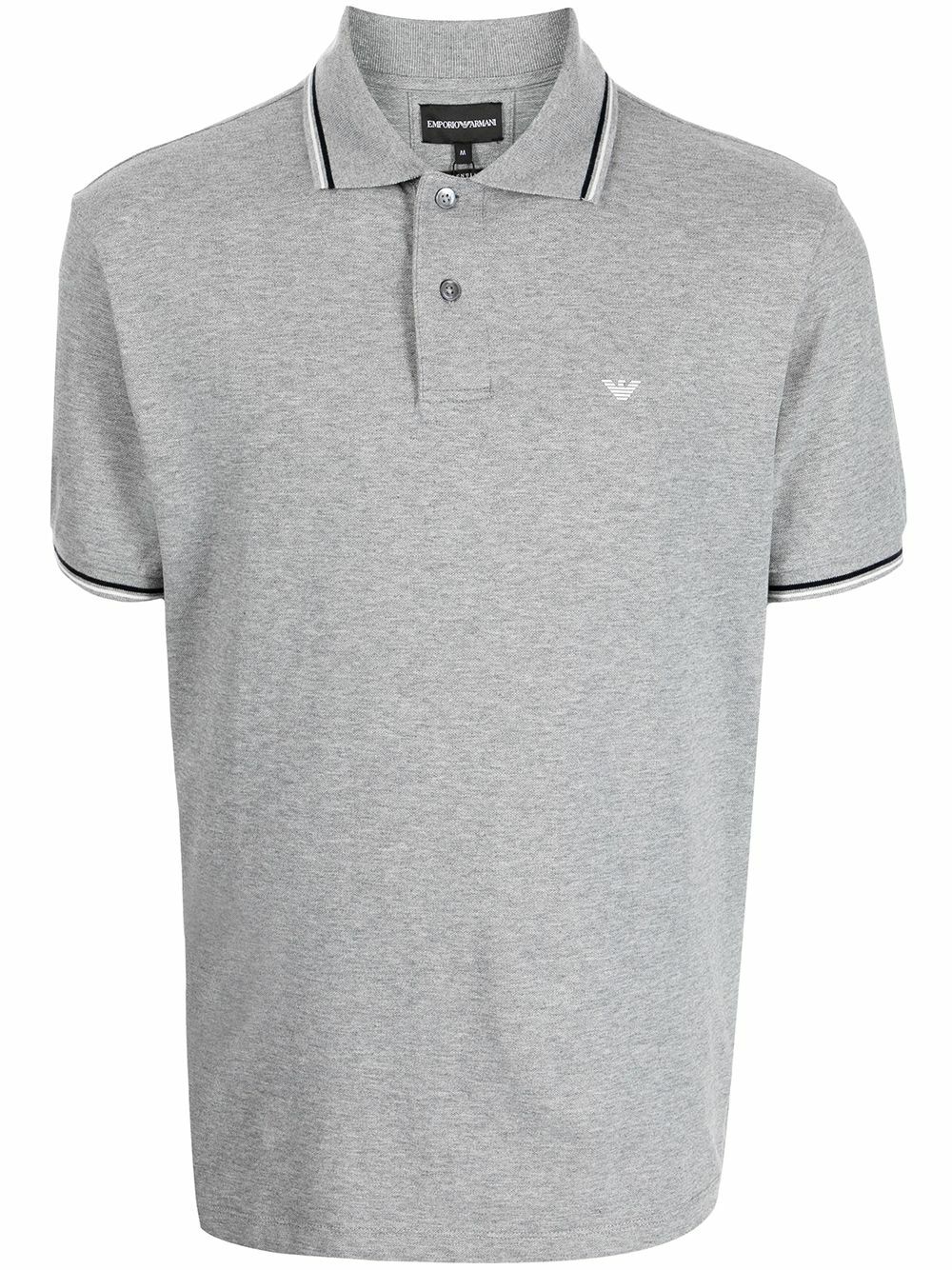 EMPORIO ARMANI - Logo Cotton Polo Shirt Emporio Armani