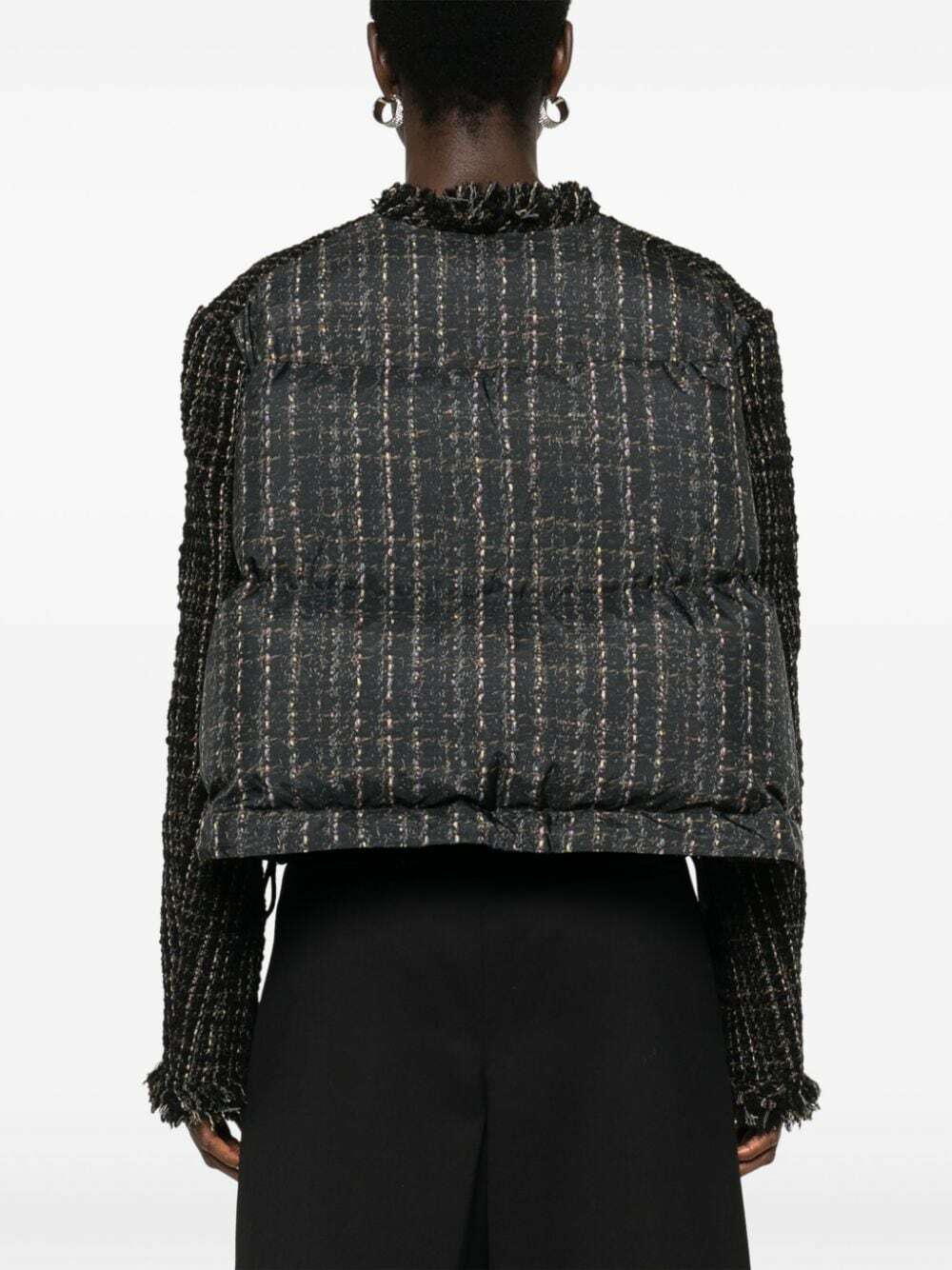 SACAI - Tweed Wool Short Jacket Sacai
