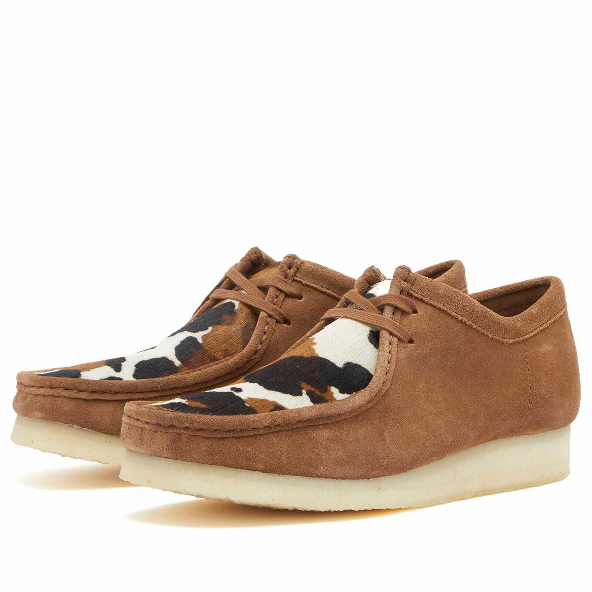 Clarks Originals Men's Wallabee Cow in Cola Interest Clarks Originals