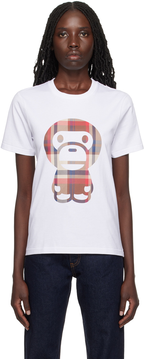 BAPE White Big Baby Milo T-Shirt A Bathing Ape