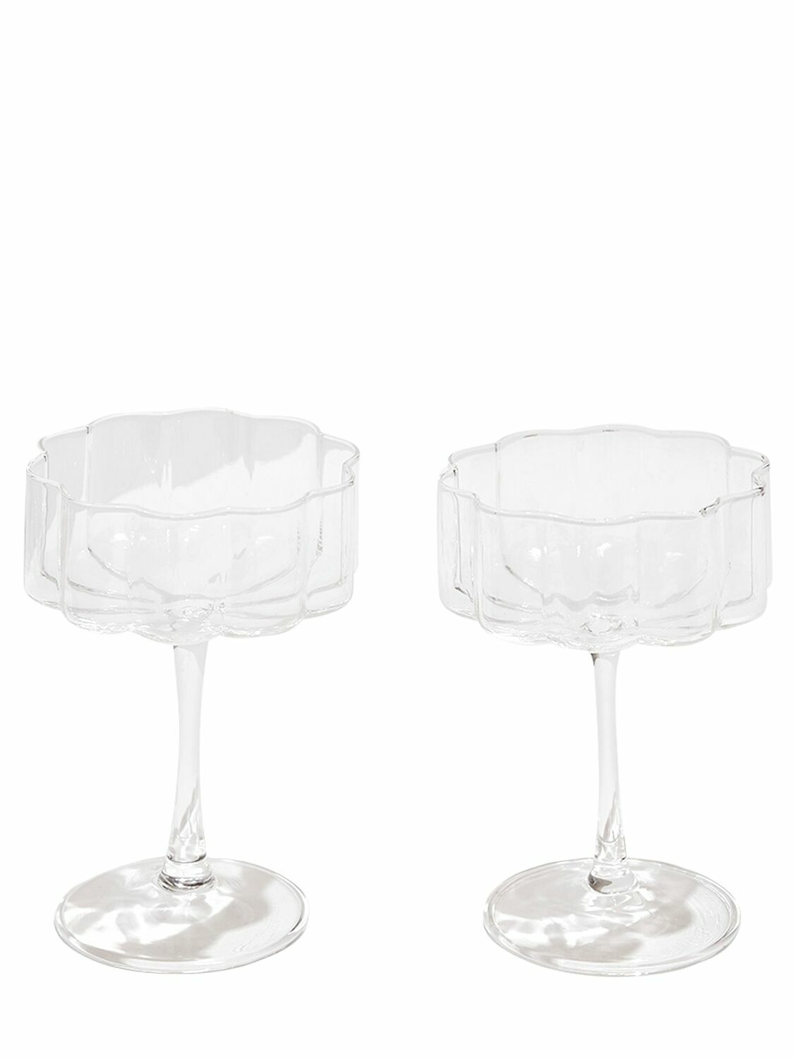 FAZEEK Set Of 2 Clear Wave Coupes Fazeek