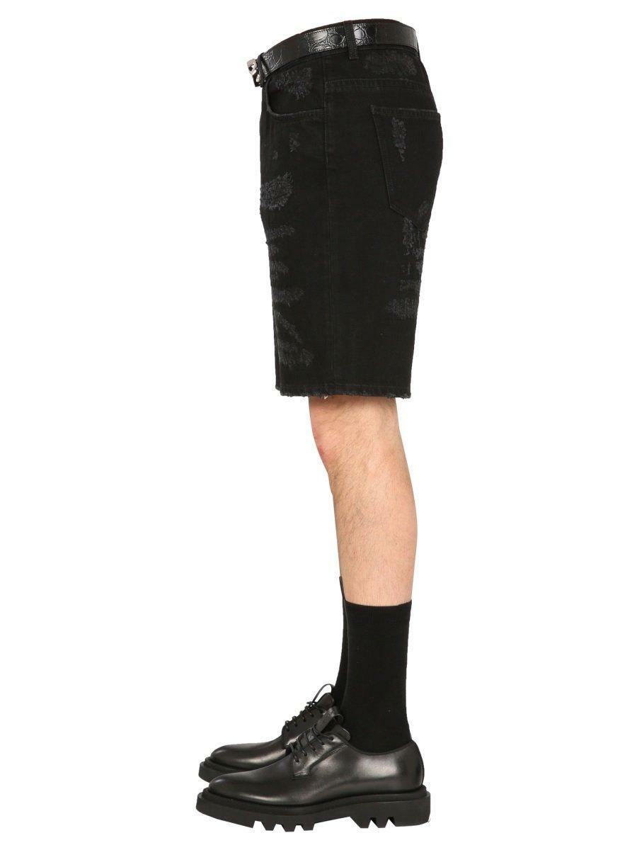 Givenchy Distressed Denim Shorts Givenchy
