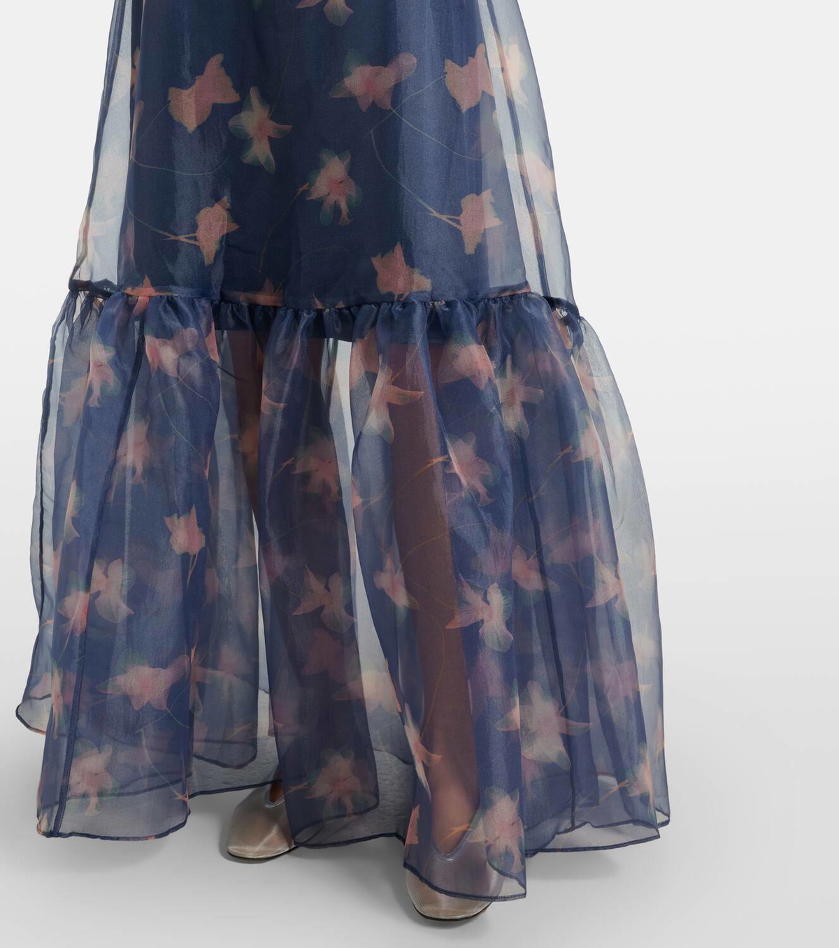 Staud Calluna ruffled organza maxi dress Staud