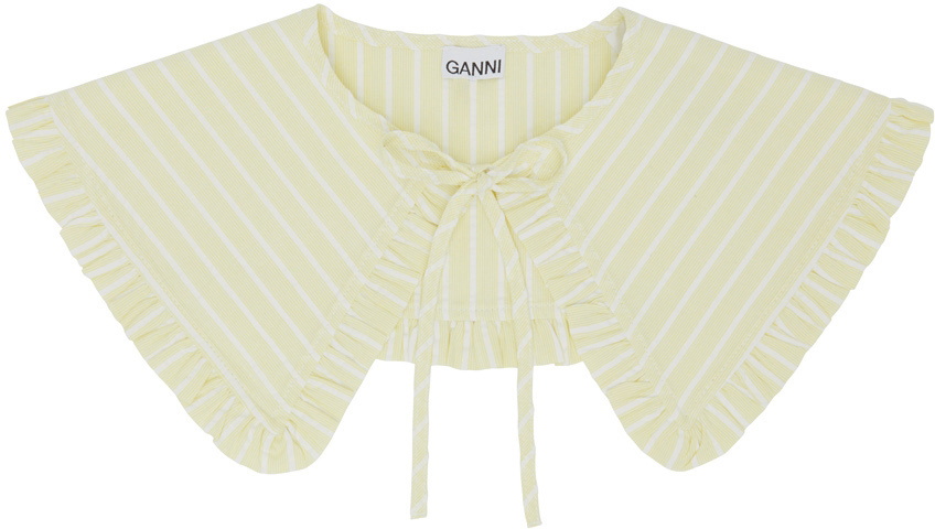 GANNI Green Detached Collar GANNI