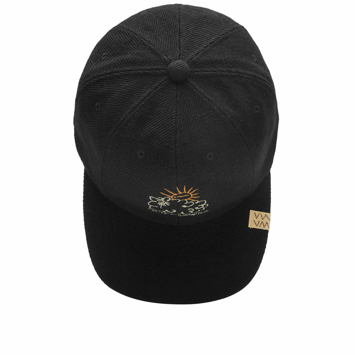 Visvim Men's Excelsior II Cap in Black Visvim