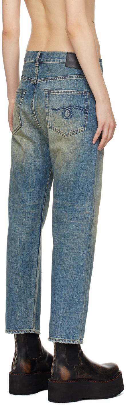 R13 Blue Boyfriend Jeans R13