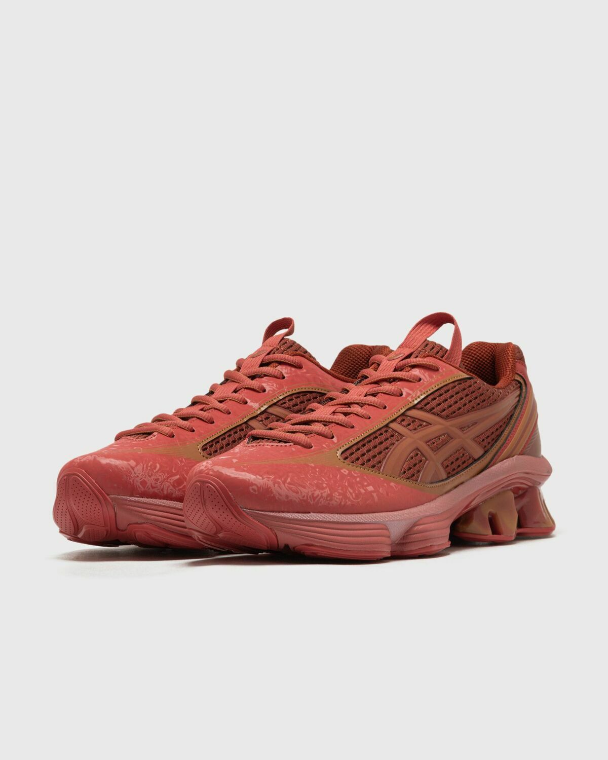 Asics US6-S GEL-KINETIC FLUENT Red Mens Lowtop ASICS