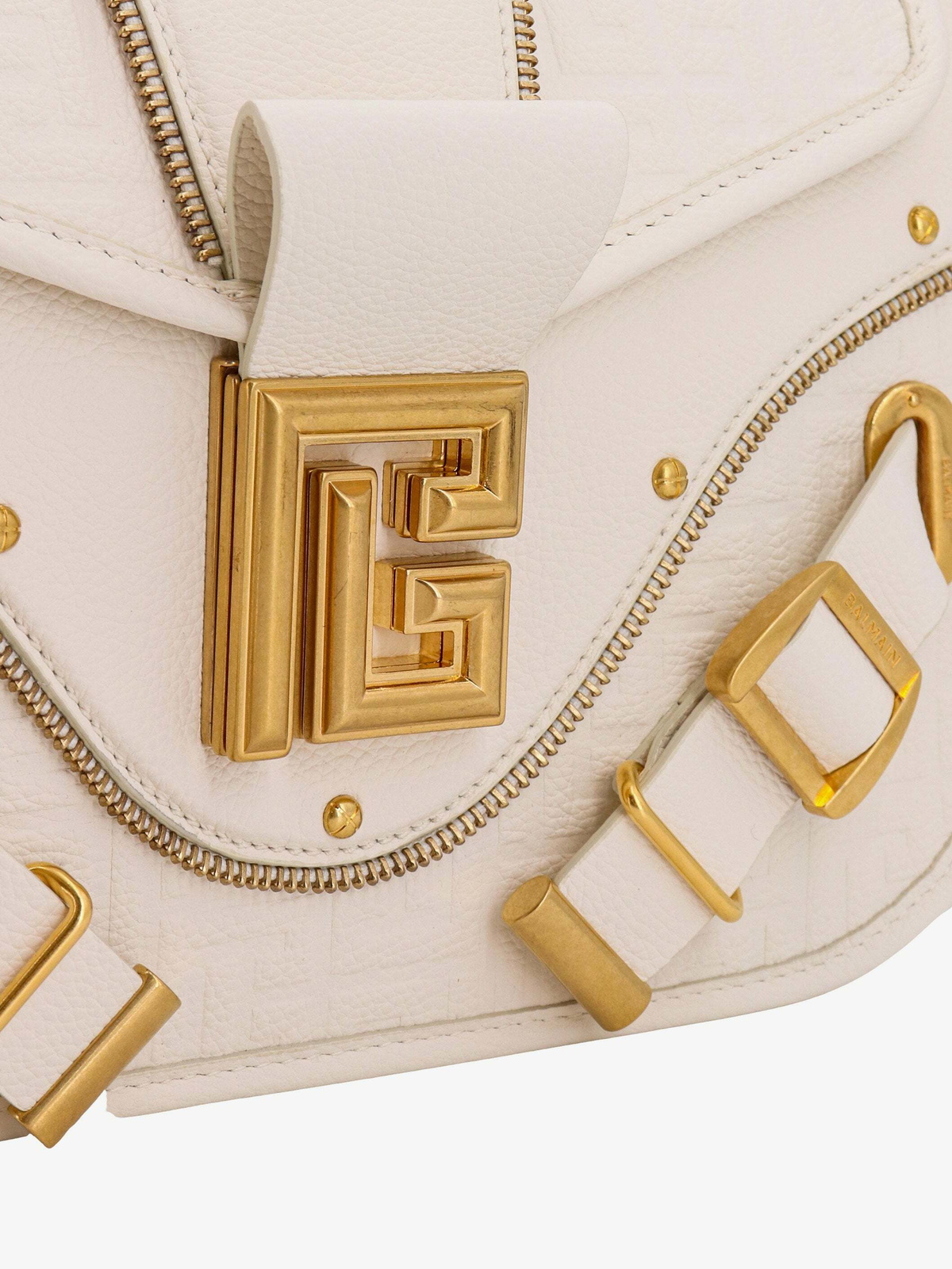 Balmain Shoulder Bag White Womens Balmain