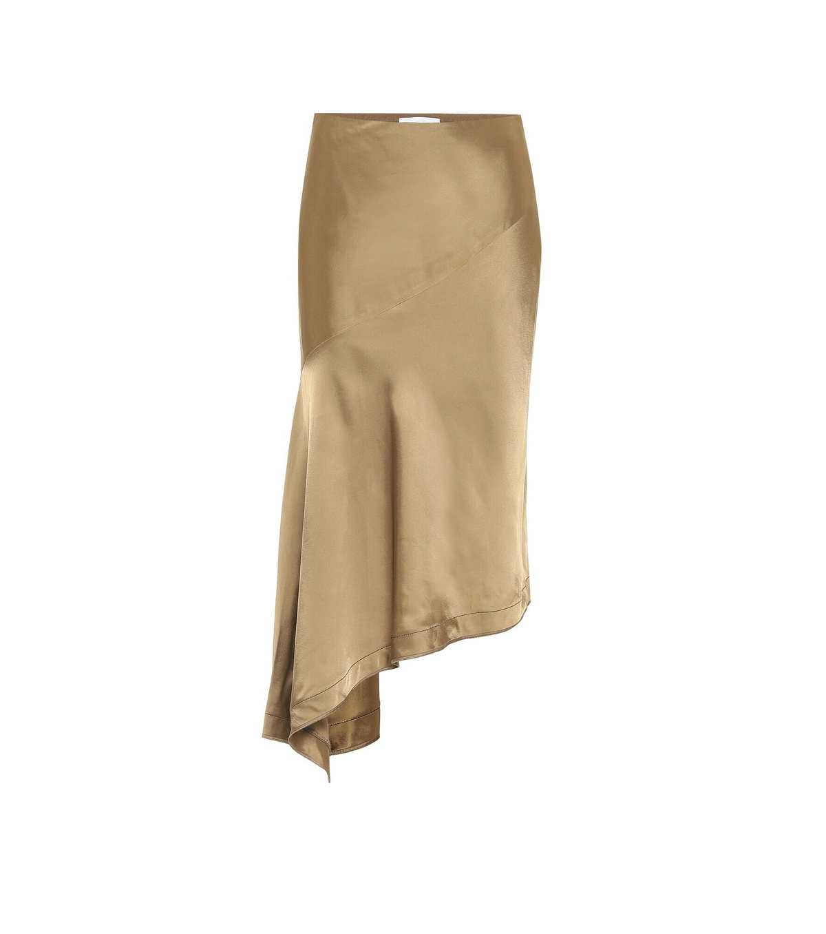 Helmut Lang - High-rise satin midi skirt Helmut Lang