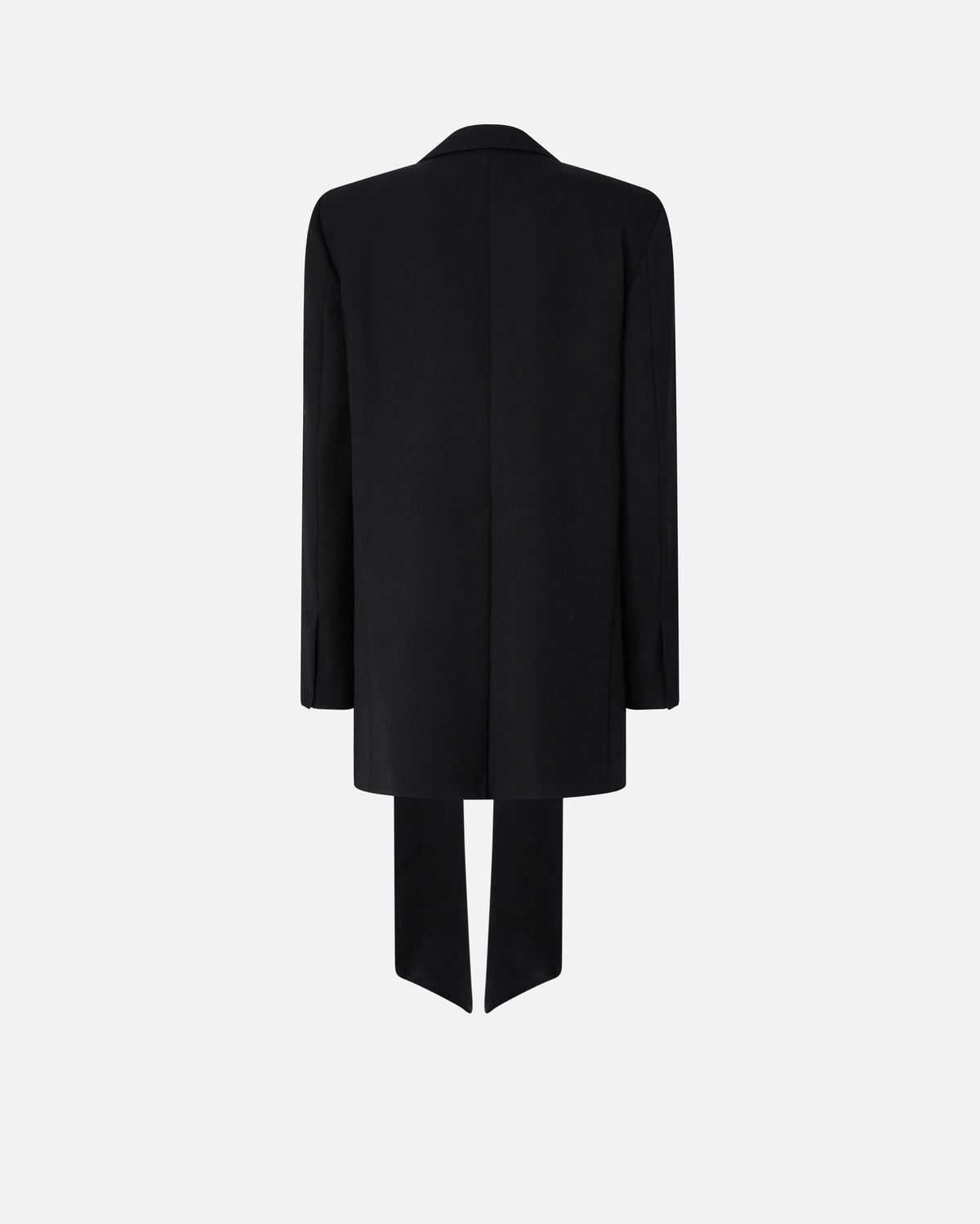 Pinko Oversized Wool Blazer With Satin Collar Limo Black Pinko