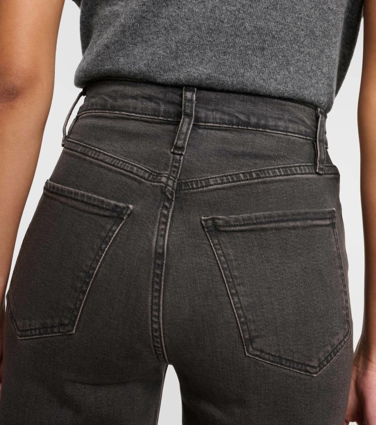 Frame Le Jane high-rise wide-leg jeans Frame Denim