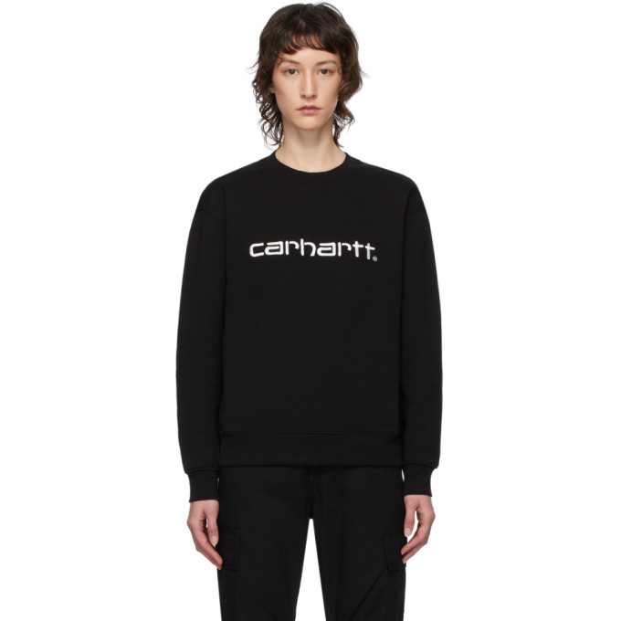 Carhartt Work In Progress Black Logo Sweatshirt Carhartt WIP
