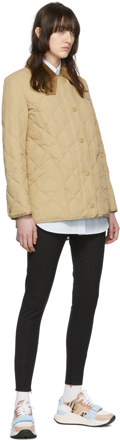 Burberry Beige Barn Jacket Burberry