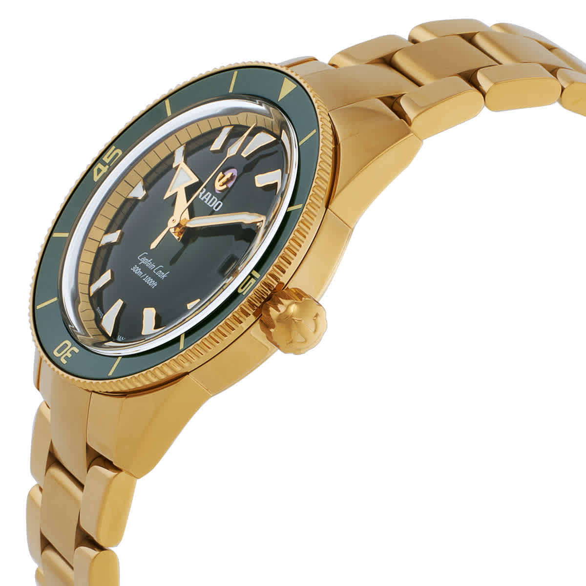 Rado Captain Cook Automatic Green Dial Mens Watch R32136323 Rado