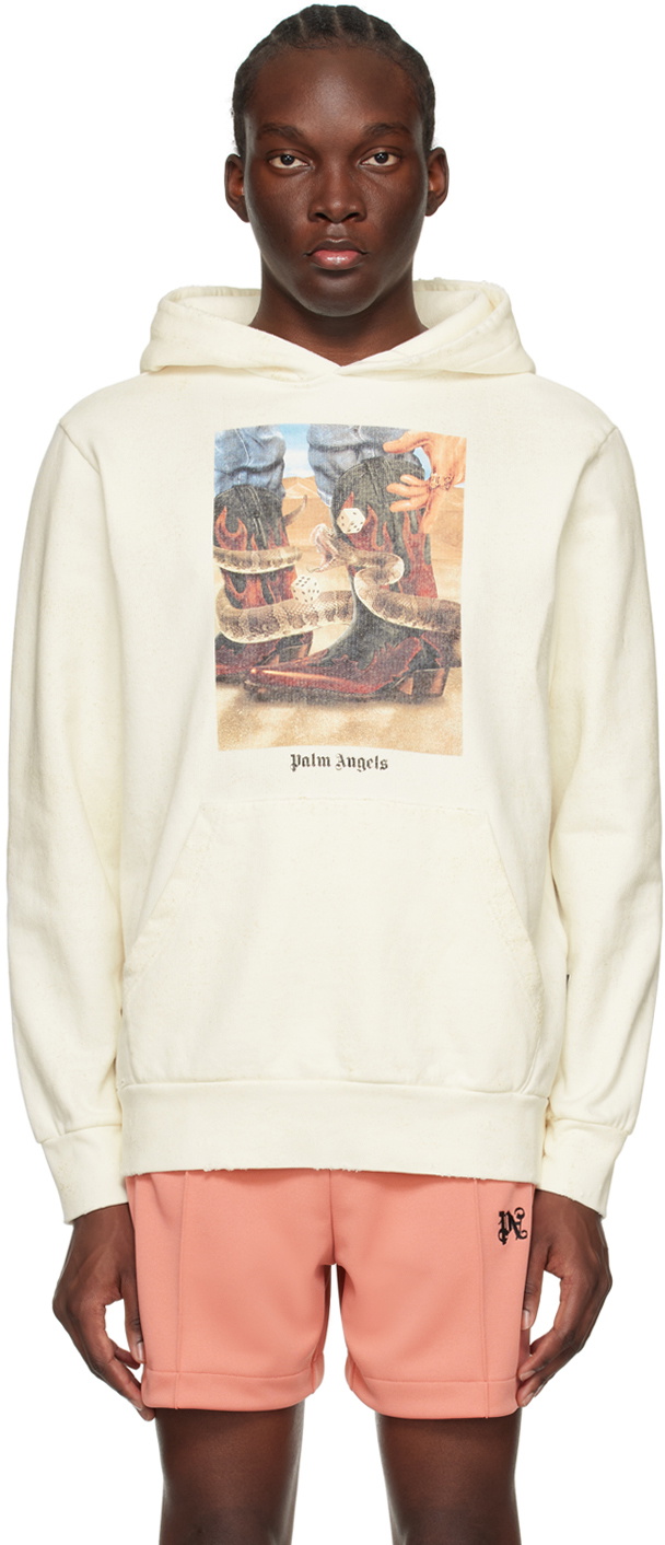 Palm Angels Off-White Dice Game Hoodie Palm Angels