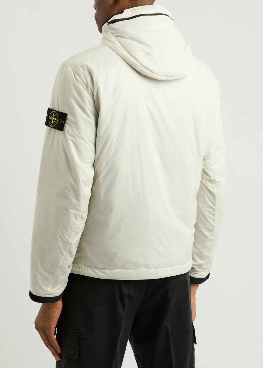 Stone Island Padded Hooded Pertex Quantum Jacket Off White Stone Island